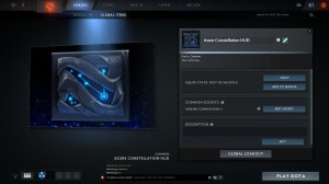 Buy Item Ready Trade Azure Constellation (HUD Skin) Dota 2 114830 | itemku