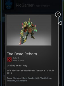 Buy Item Ready Trade The Dead Reborn (Wraith King Set) Dota 2 175451 ...