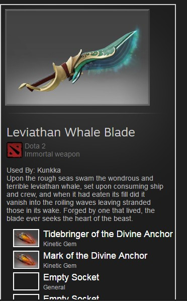Leviathan Whale Blade