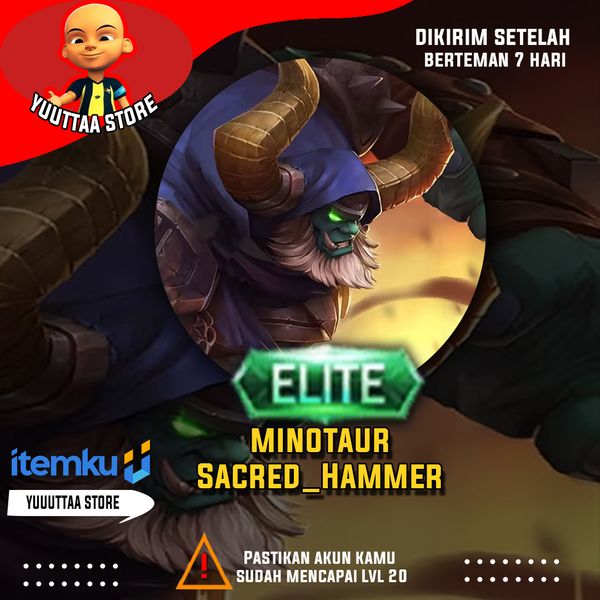 Beli Skin Sacred Hammer (Elite Skin Minotaur) Mobile Legends Terlengkap ...