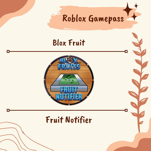 Beli Item Fruit Notifier - Blox Fruit - RBL RBL Terlengkap dan Termurah ...
