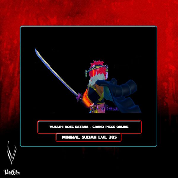 Buy Item Musashi Rose Katana - Grand Piece Online | GPO Roblox 1422237 ...