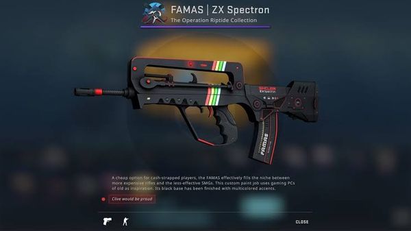 Buy Item Ready Trade FAMAS | ZX Spectron Counter Strike 2 1464582 | itemku