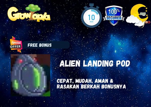 Beli Item Alien Landing Pod (Gacha Alien Set) Growtopia Terlengkap dan ...