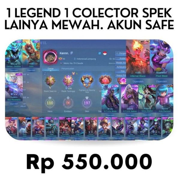 Beli Skin S.T.U.N. Selena (Epic Skin Selena) Mobile Legends Terlengkap ...