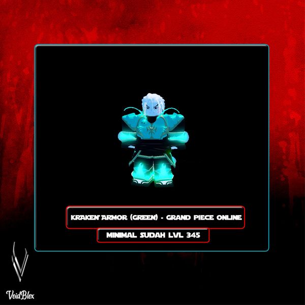 Beli Item Kraken Armor [Green] - Grand Piece Online | GPO Roblox ...