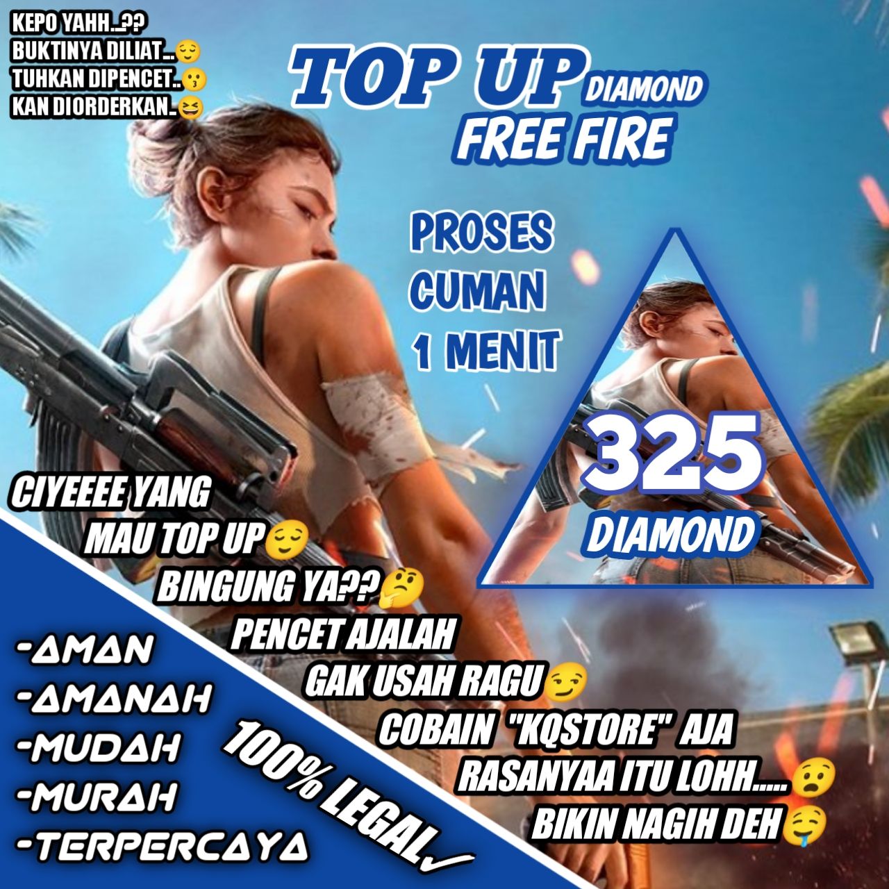 Beli Top Up 323 Diamonds Garena Free Fire Terlengkap dan Termurah April ...