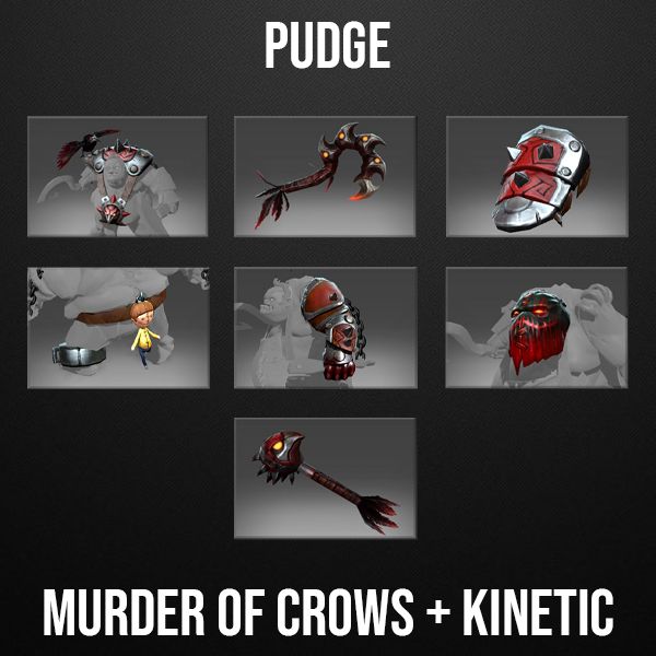 Beli Item Ready Trade Murder of Crows + Kinetic (Pudge Set) Dota 2 ...