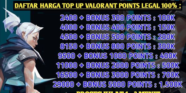 Beli Redeem Code 11000 Valorant Points Valorant Terlengkap dan Termurah ...