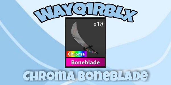 Beli Weapon Chroma Boneblade - Murder Mystery 2 Murder Mystery 2 ...
