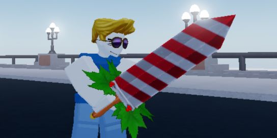Beli Item Candy Cane Blade | Yba | Your Bizzare Adventure Roblox ...