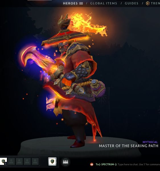 Beli Item Gift Master of the Searing Path (Bundle Ember Spirit ...