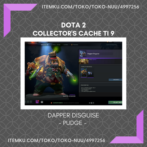 Beli Item Gift Collector's Cache TI 9 - Pudge Dota 2 Terlengkap dan ...
