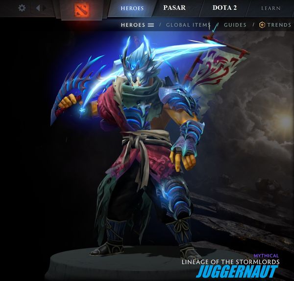 Buy Item Gift Lineage of the Stormlords (Juggernaut Set) Dota 2 1130728 ...