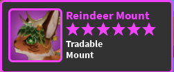 Buy Item World Zero Mount Reindeer Roblox 1134969 | itemku