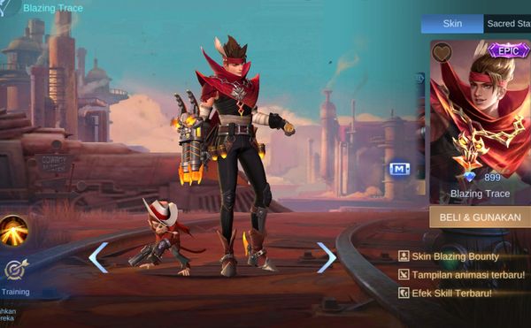 Beli Skin Blazing Trace (Epic Skin Claude) Mobile Legends Terlengkap ...