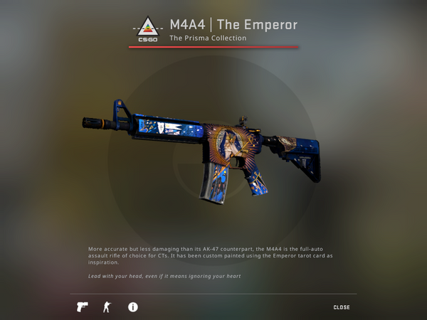 Beli Item Ready Trade M4A4 | THE EMPEROR Counter Strike 2 Terlengkap ...