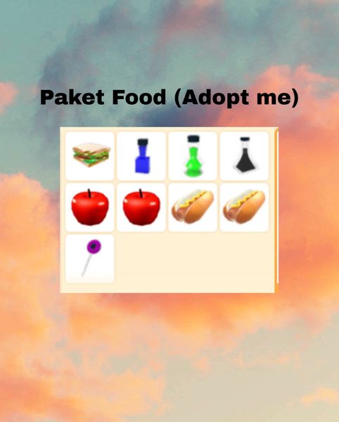 Beli Item Paket food (Adopt me) Roblox Terlengkap dan Termurah Juni ...