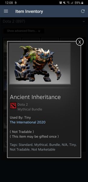 Beli Item Gift Ancient Inheritance (Bundle Tiny Collector's Cache TI 10 ...