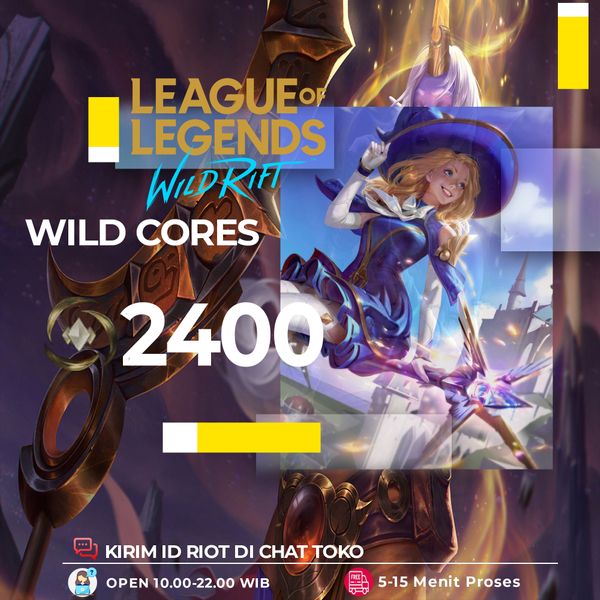 Beli Top Up 2400 Wild Cores League of Legends: Wild Rift Terlengkap dan ...