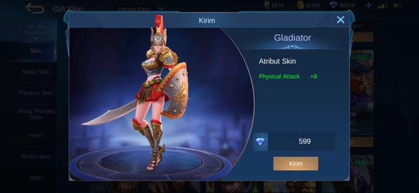 Beli Skin Gladiator (Elite Skin Freya) Mobile Legends Terlengkap dan ...