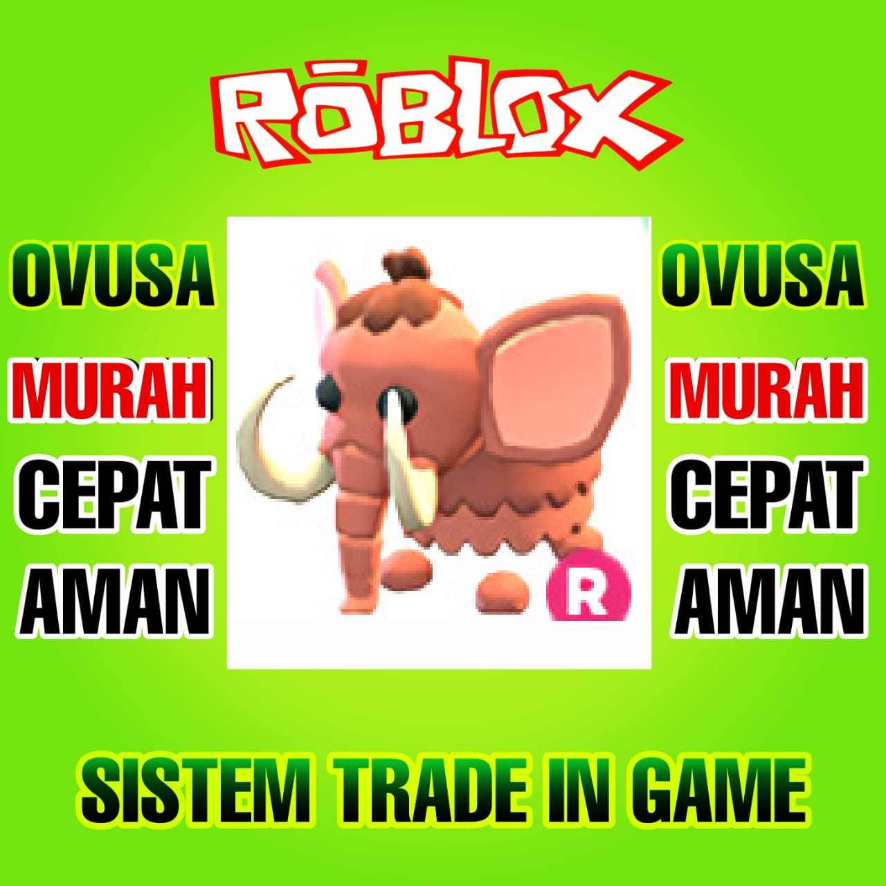 Beli Item R Woolly Mammoth Roblox Terlengkap dan Termurah April 2024 ...