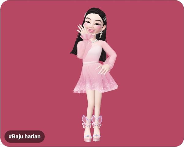 Beli Gift Item Sendal Sloop Pink Butterfly 🦋 Zepeto Terlengkap dan ...