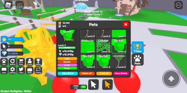Buy Item Roblox Pets In Tapping Legends Roblox 1226948 | itemku