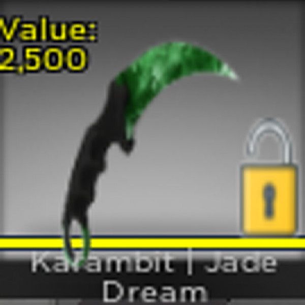 Beli Item Counter Blox Karambit Jade Roblox Terlengkap dan Termurah ...