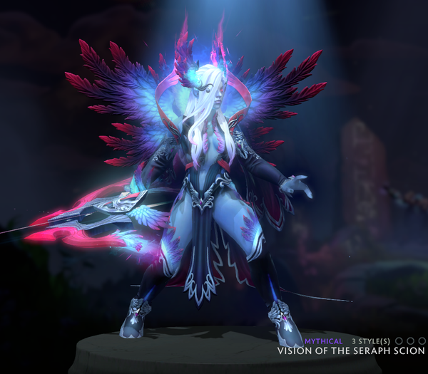 Beli Item Gift Vision of the Seraph Scion (Nemestice Collector Cache Vengeful Spirit) Dota 2 ...