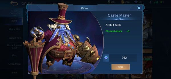 Beli Skin Castle Master (Epic Skin Bane) Mobile Legends Terlengkap dan ...