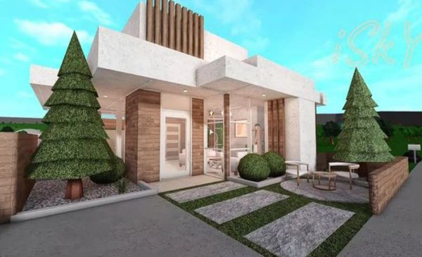 Buy Item Bloxburg Build Two Story Modern House 25k No Gamepass House