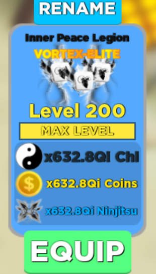 Beli Item Inner Peace Legion (Vortex-Elite) Pet Ninja Legends RBL ...