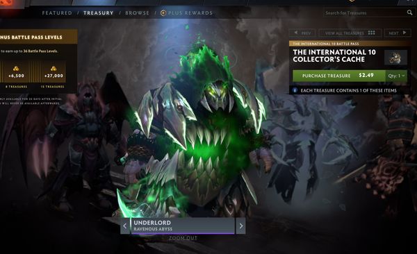 Buy Item Gift Ravenous Abyss (Bundle Underlord Collector's Cache TI 10 ...