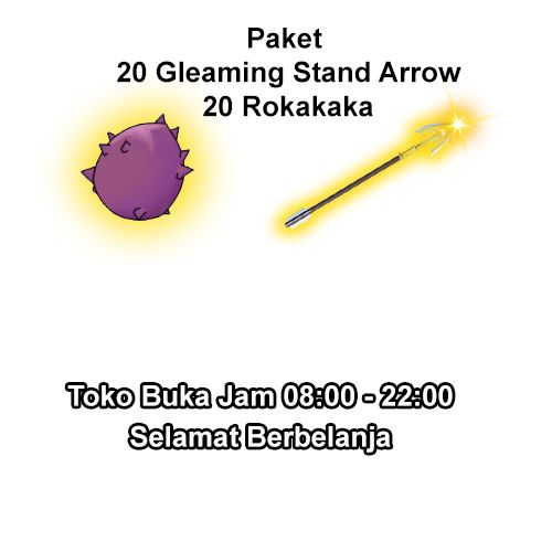 Buy Item Package of 20 Gleaming Arrows + 20 Rokakaka | Project Star ...