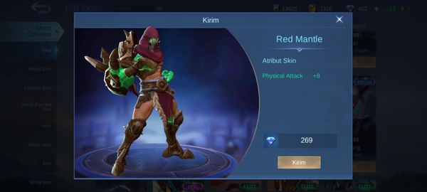 Beli Skin Red Mantle (Skin Aldous) Mobile Legends Terlengkap dan ...