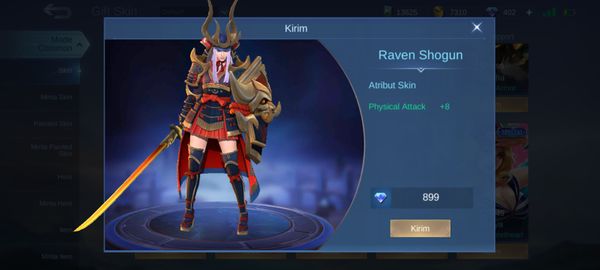 Beli Skin Raven Shogun (Epic Skin Freya) Mobile Legends Terlengkap dan ...