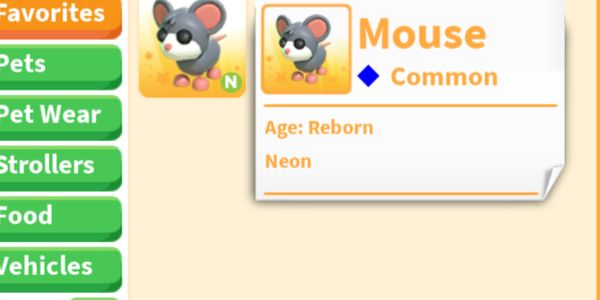 Beli Item Adopt Me Mouse Neon Roblox Terlengkap dan Termurah November ...