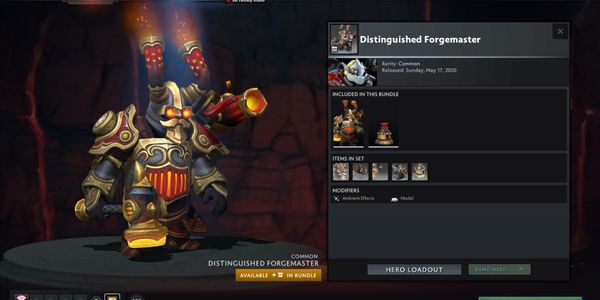 Beli Item Gift Distinguished Forgemaster (Clockwerk set Battlepass 2022 ...
