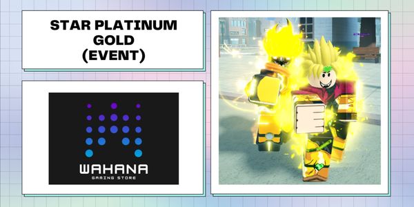 Beli Item Star Platinum Gold (Event) | A Universal Time | AUT Roblox ...