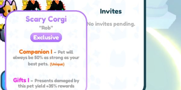 Beli Pet Exclusive scary corgi Pet Simulator X Roblox Terlengkap dan ...