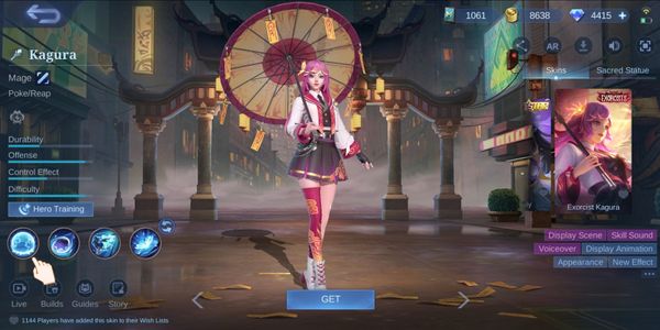 Buy Skin Exorcist Kagura (Exorcist Skin Kagura) Mobile Legends 2038480 ...