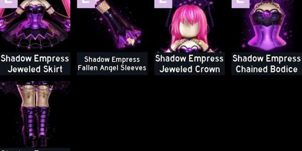 Beli Item Shadow Empress Set | Royale High - DreAca Store Roblox ...