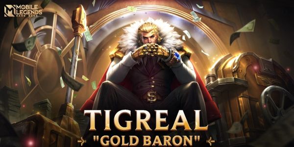 Beli Skin SKIN MOBILE LEGENDS TIGREAL GOLD BARON ( SKIN SPECIAL TIGREAL ...