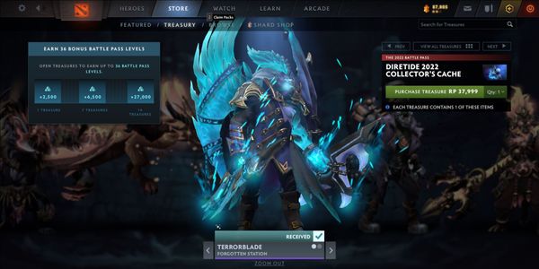 Buy Item Gift Forgotten Station (Terrorblade Set Diretide Collector's ...