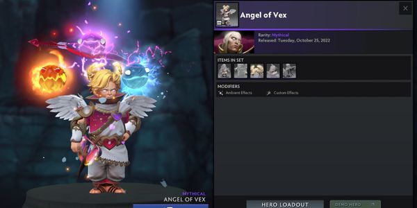 Beli Item Gift Angel of Vex (Invoker Set) Collector's Cache 2022 Dota 2 ...