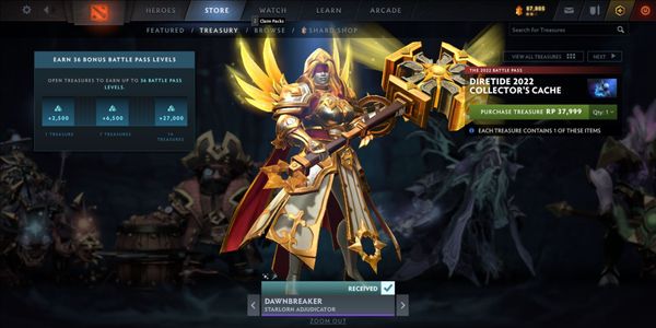 Buy Item Gift Starlorn Adjudicator (Dawnbreaker Set Diretide 2022 ...