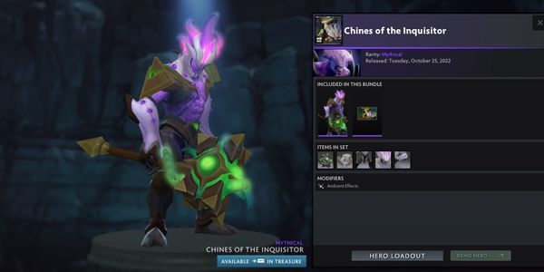 Buy Item Gift Chines of the Inquisitor (Faceless Void Set) Collector's Cache 2022 Dota 2 2101267 ...