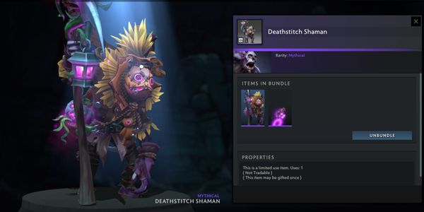 Beli Item Gift Deathstitch Shaman (Witch Doctor Set Collector's Cache ...