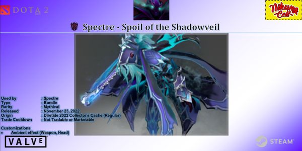 Beli Item Gift Spoil of the Shadowveil (Spectre - Diretide 2022 Collector's Cache) Dota 2 ...